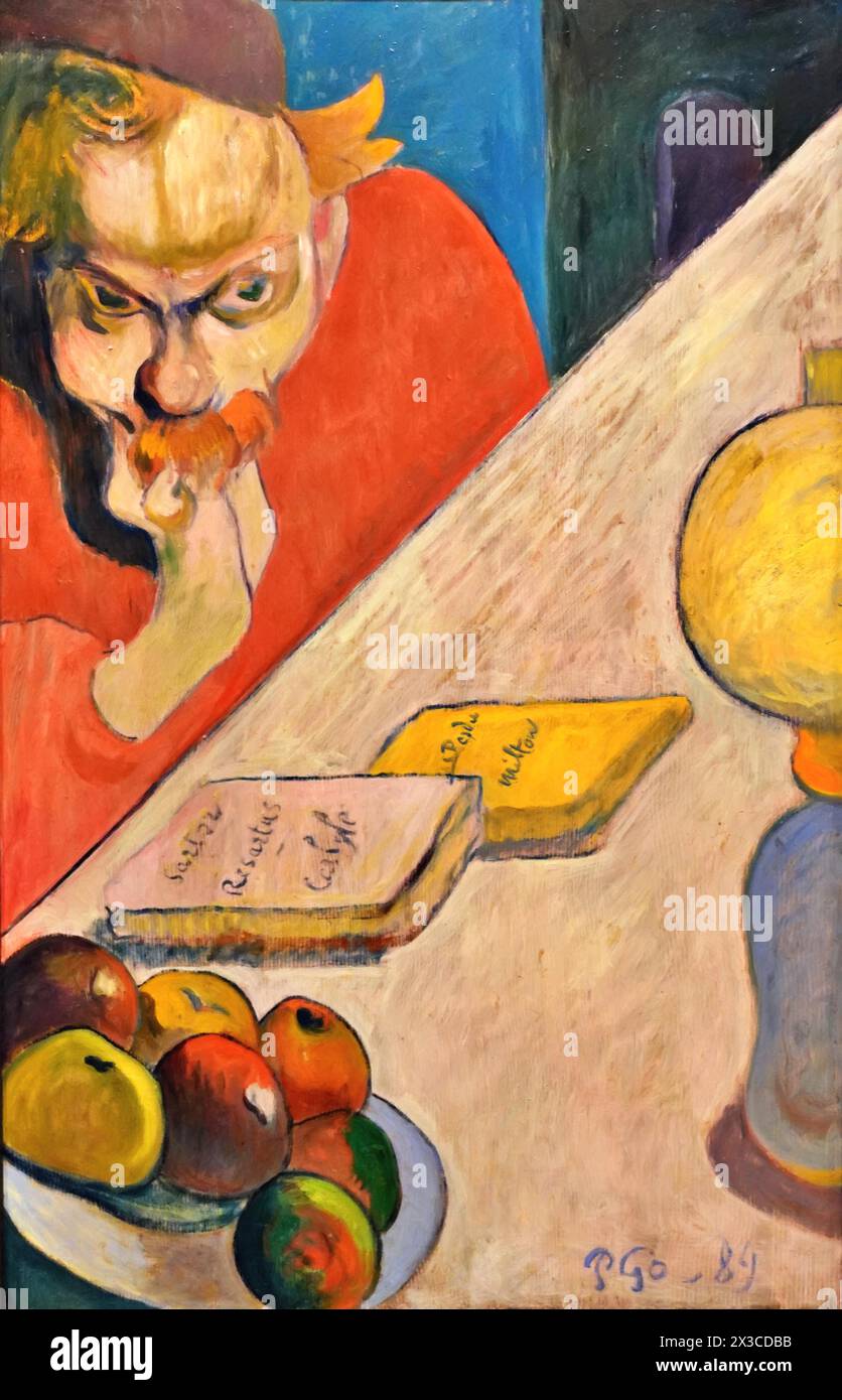 Portrait of paul gauguin Stock Vector Images - Alamy