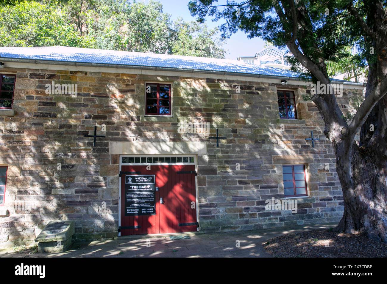 1st Mosman Scout Troop, birthplace of scouting in Australia, the barn ...