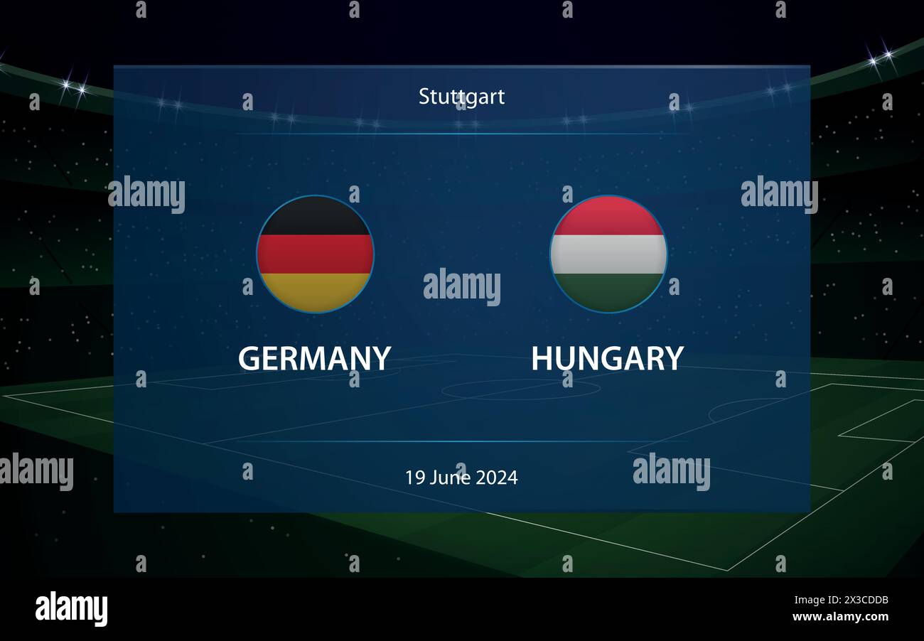 Germany versus hungary Stock Vector Images - Alamy