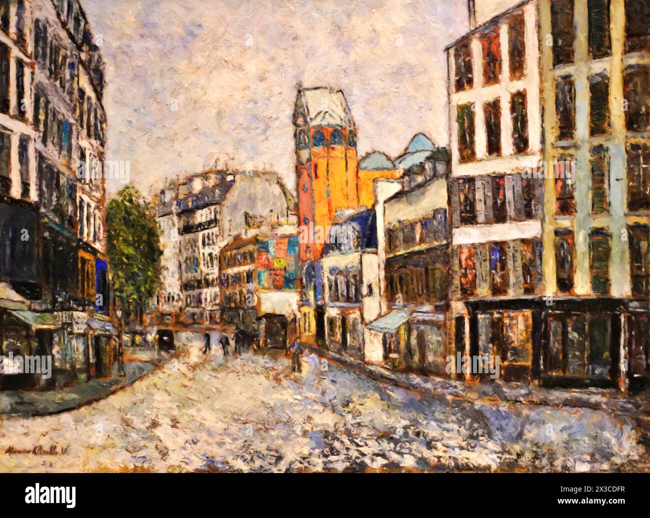 Utrillo maurice work Stock Vector Images - Alamy