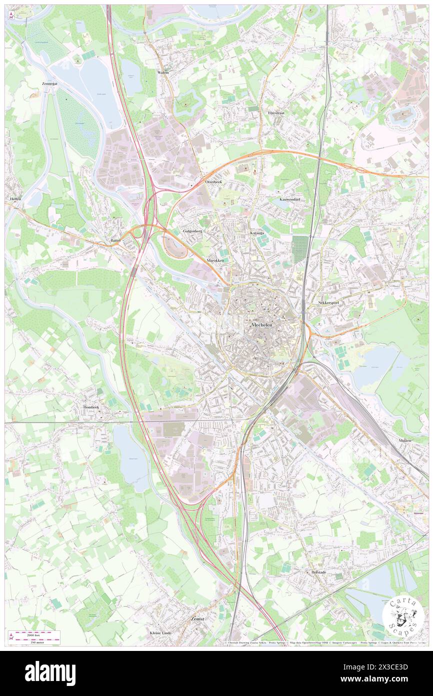 Mechelen map hi-res stock photography and images - Alamy