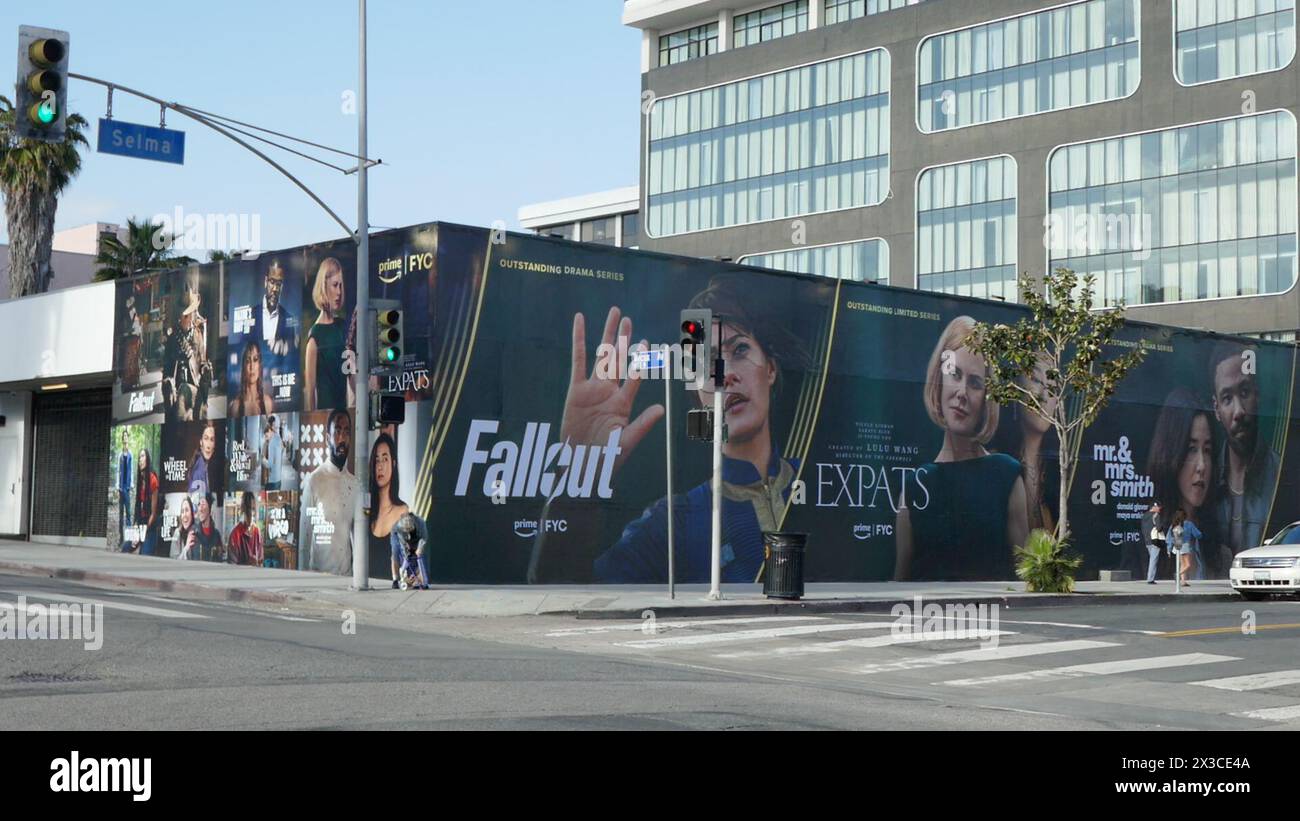 Los Angeles, California, USA 24th April 2024 Fallout Billboard Mural ...