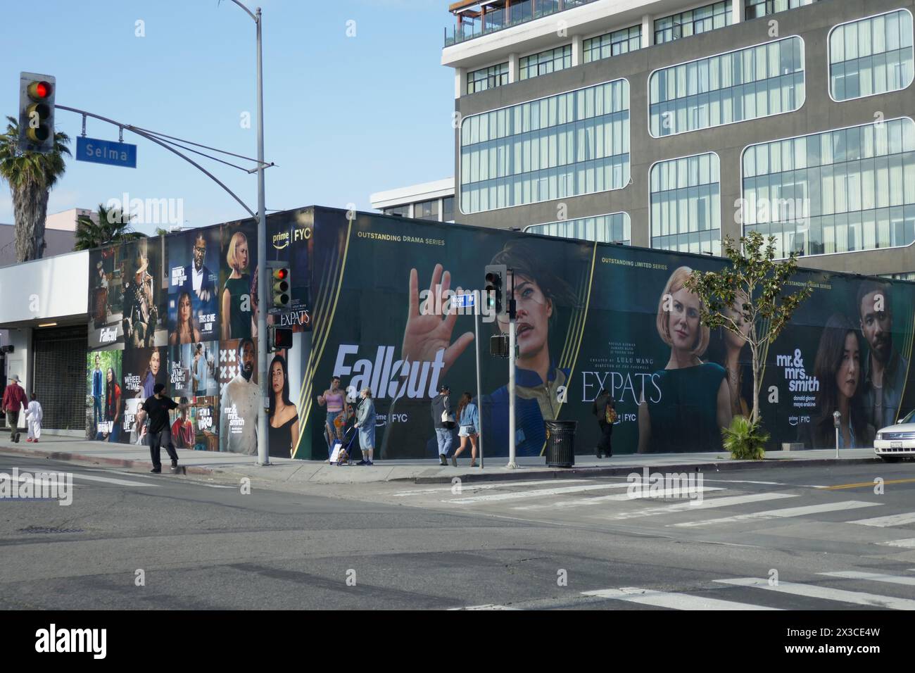 Los Angeles, California, USA 24th April 2024 Fallout Billboard Mural ...