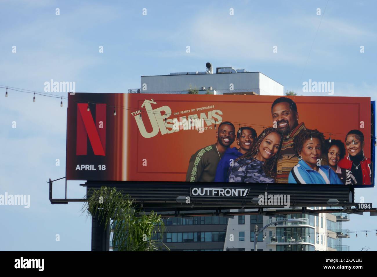Los Angeles, California, USA 24th April 2024 The Upshaws Billboard with ...