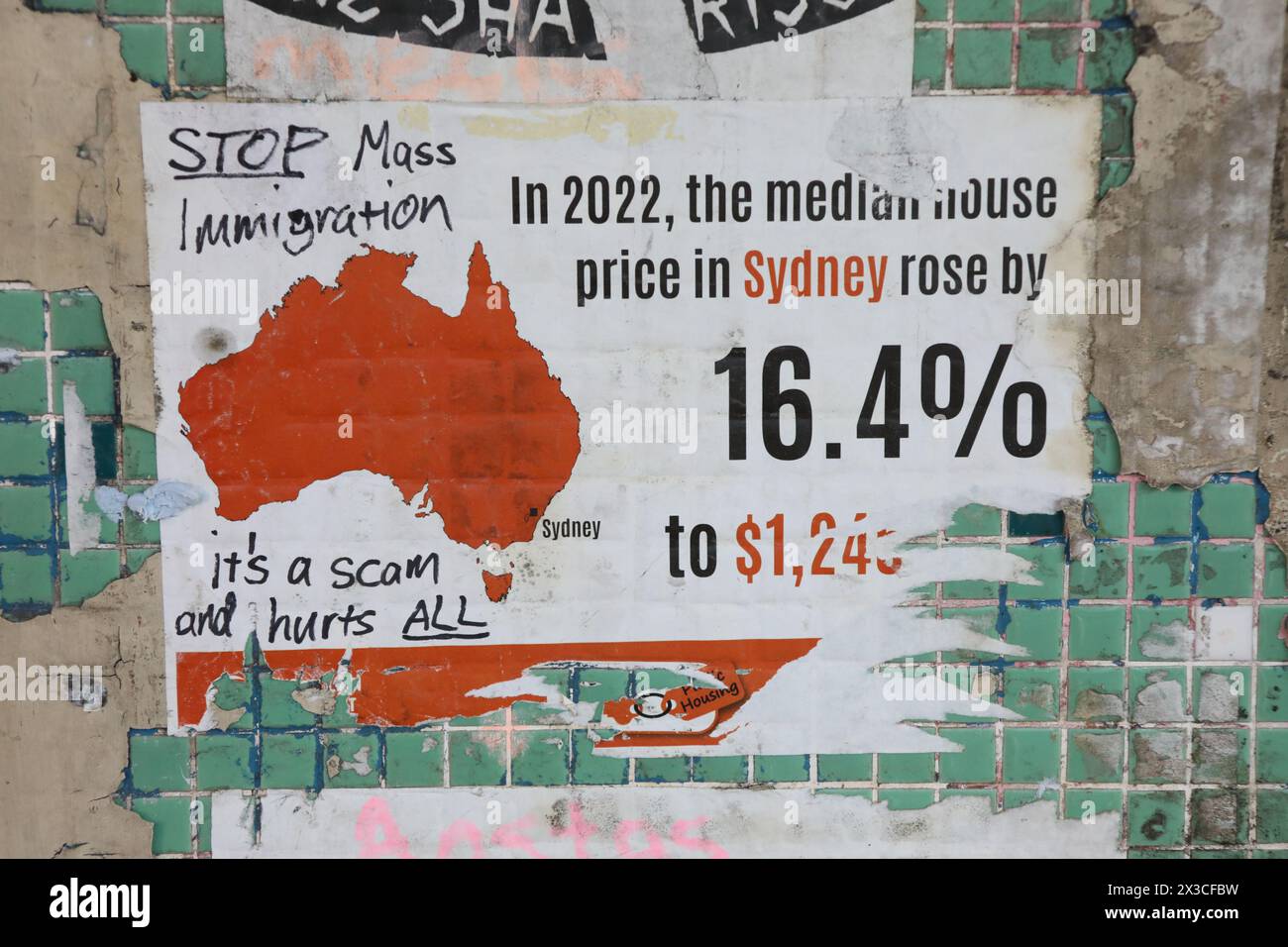Australia immigration poster hi-res stock photography and images - Alamy