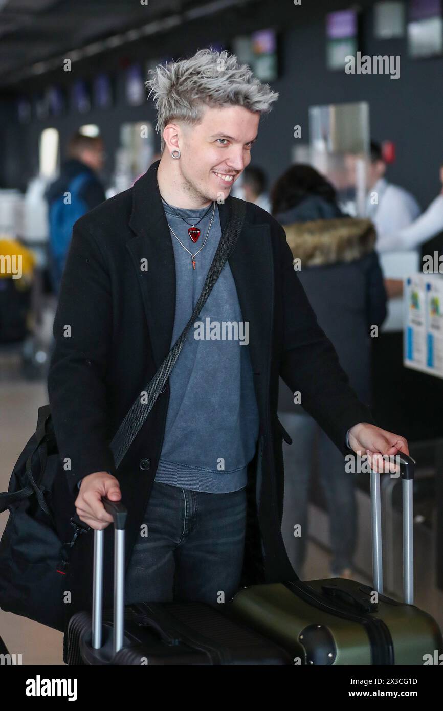 Zagreb, Croatia. 26th Apr, 2024. Marko Pusic known by a stage name Baby ...