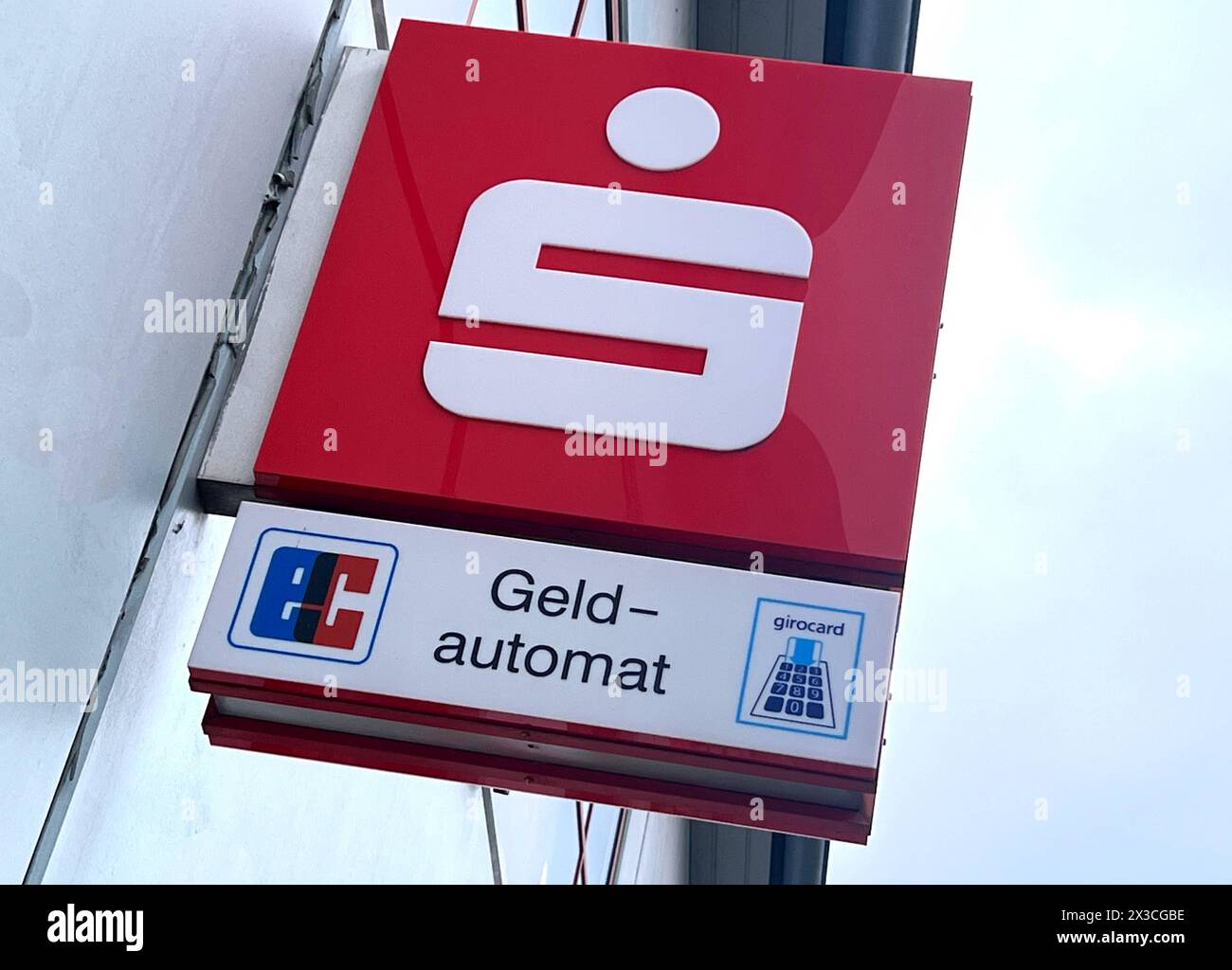 Außenwerbung Logo Sparkasse *** Outdoor advertising logo Sparkasse ...