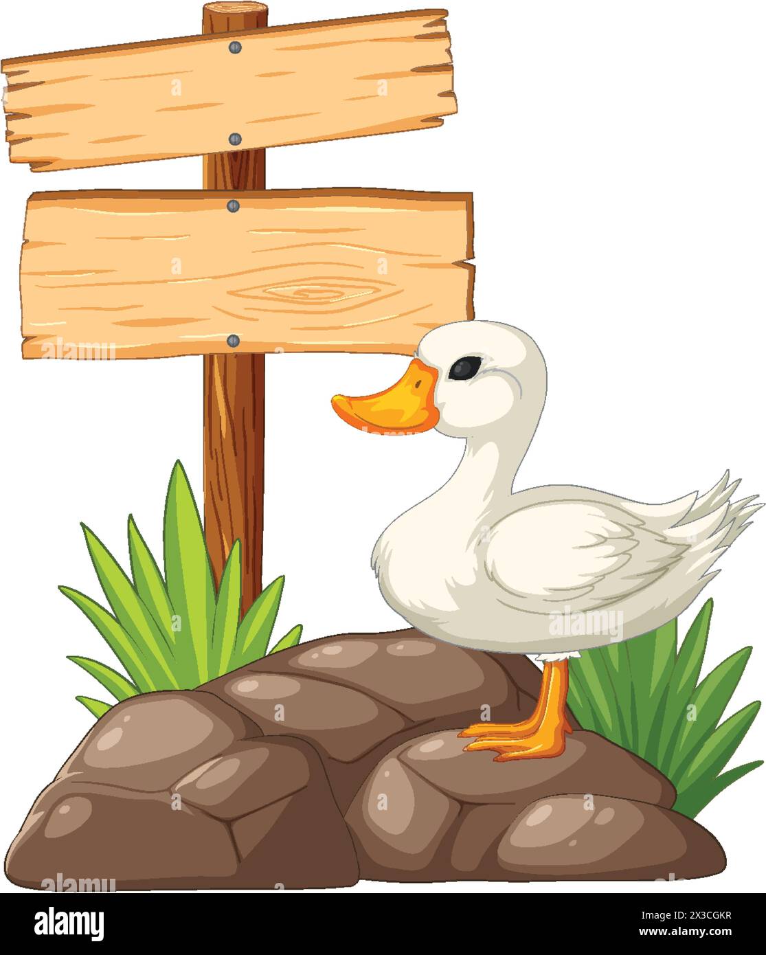 Signpost and countryside Stock Vector Images - Alamy