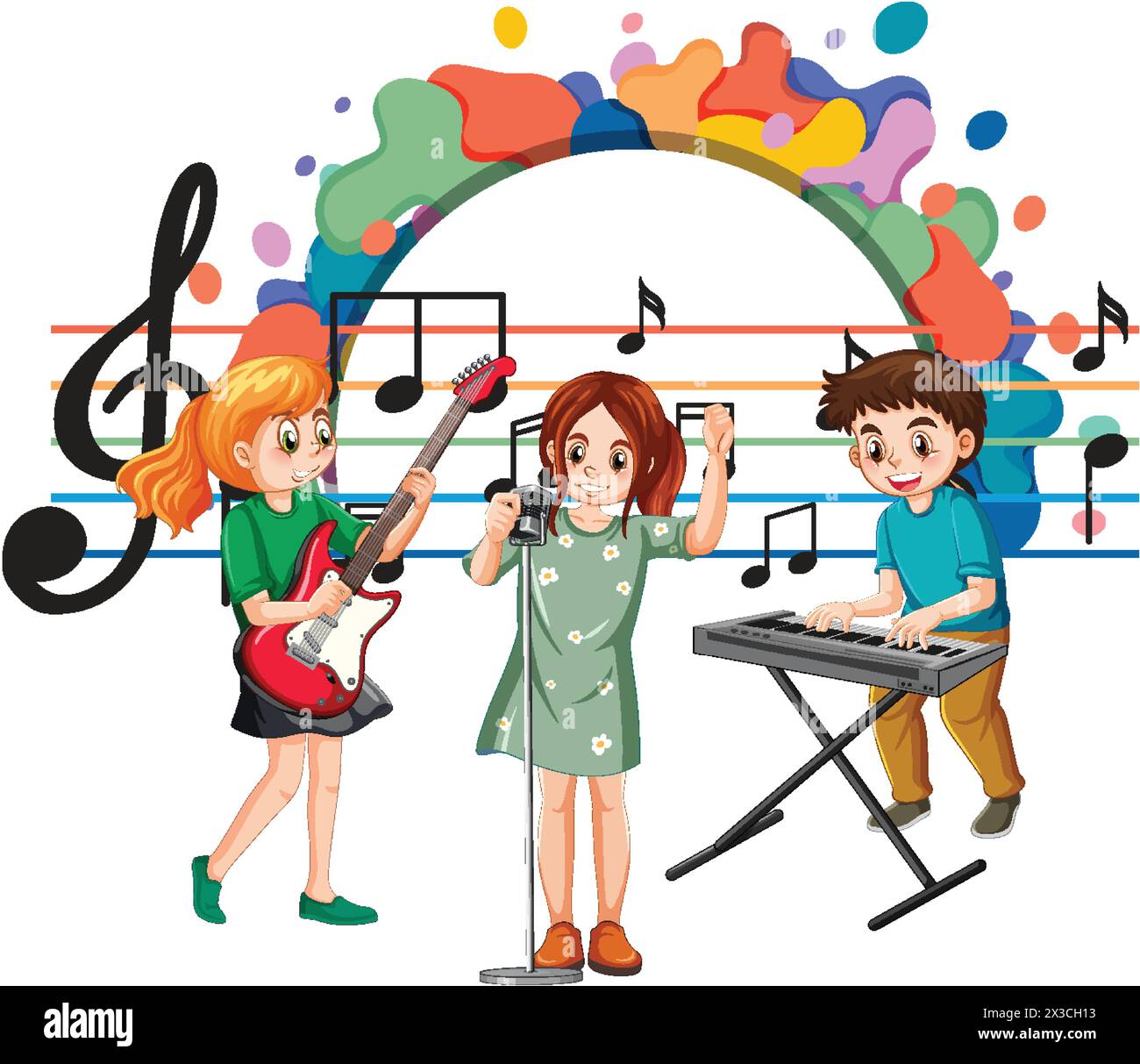 Music creativity practice Cut Out Stock Images & Pictures - Alamy