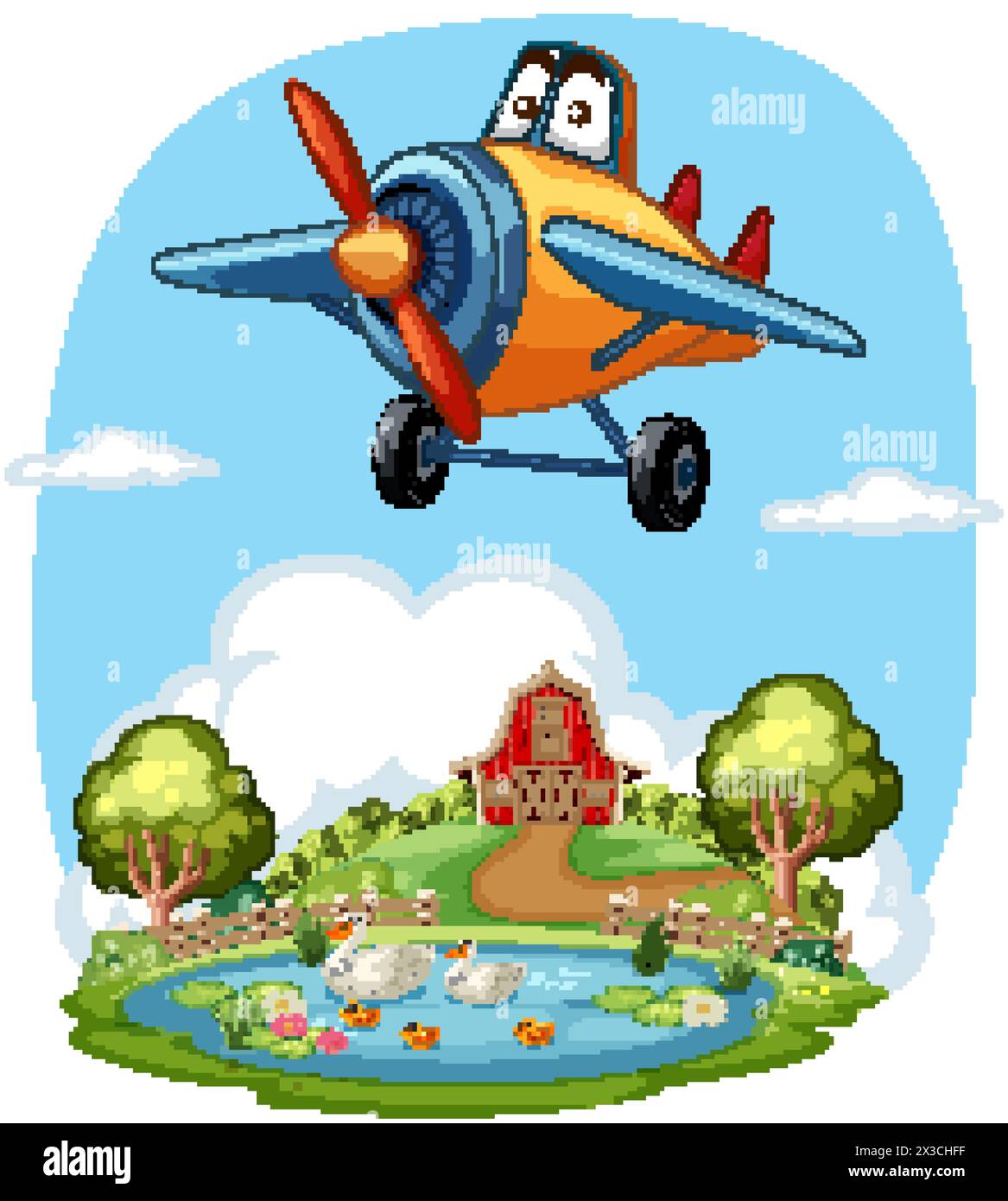 Pastoral serene Cut Out Stock Images & Pictures - Alamy