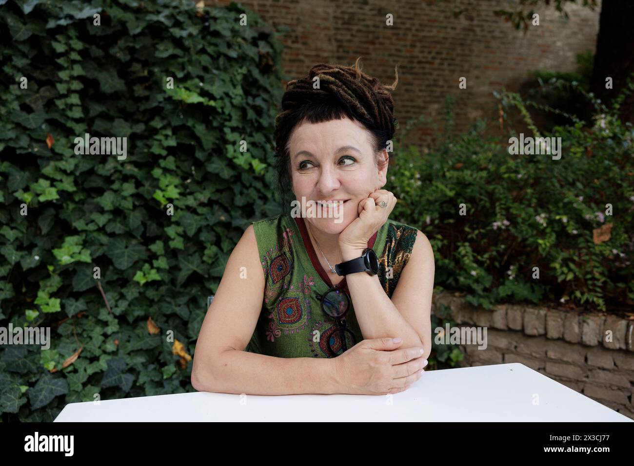 Portrait of Olga Tokarczuk 10/09/2023 ©Isabella De Maddalena/opale ...