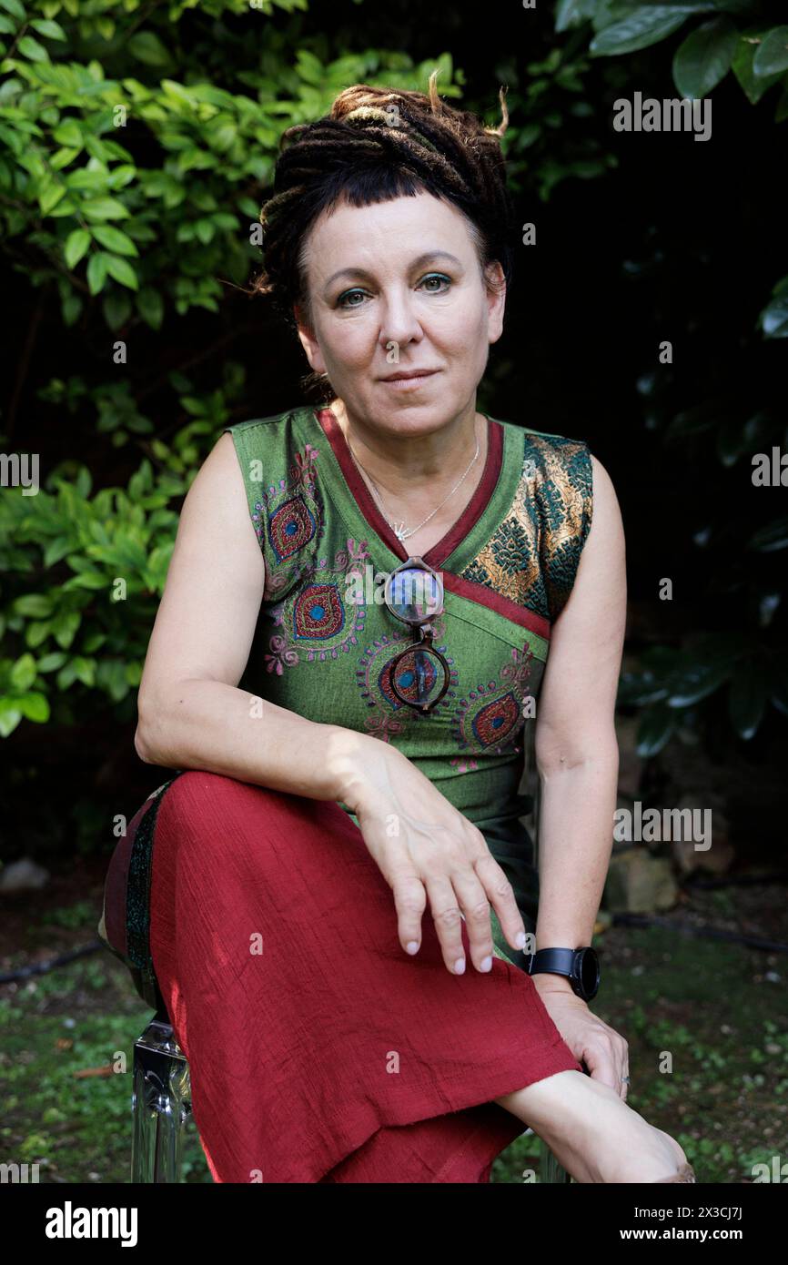 Portrait of Olga Tokarczuk 10/09/2023 ©Isabella De Maddalena/opale ...