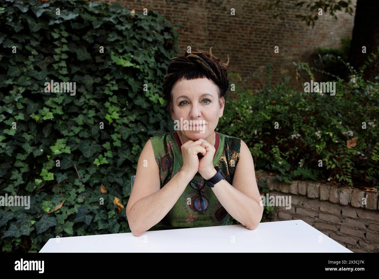 Portrait of Olga Tokarczuk 10/09/2023 ©Isabella De Maddalena/opale ...