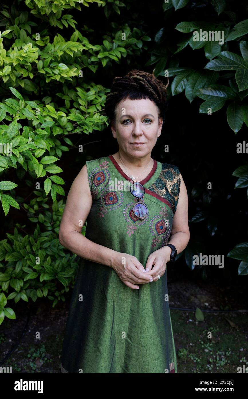 Portrait of Olga Tokarczuk 10/09/2023 ©Isabella De Maddalena/opale ...