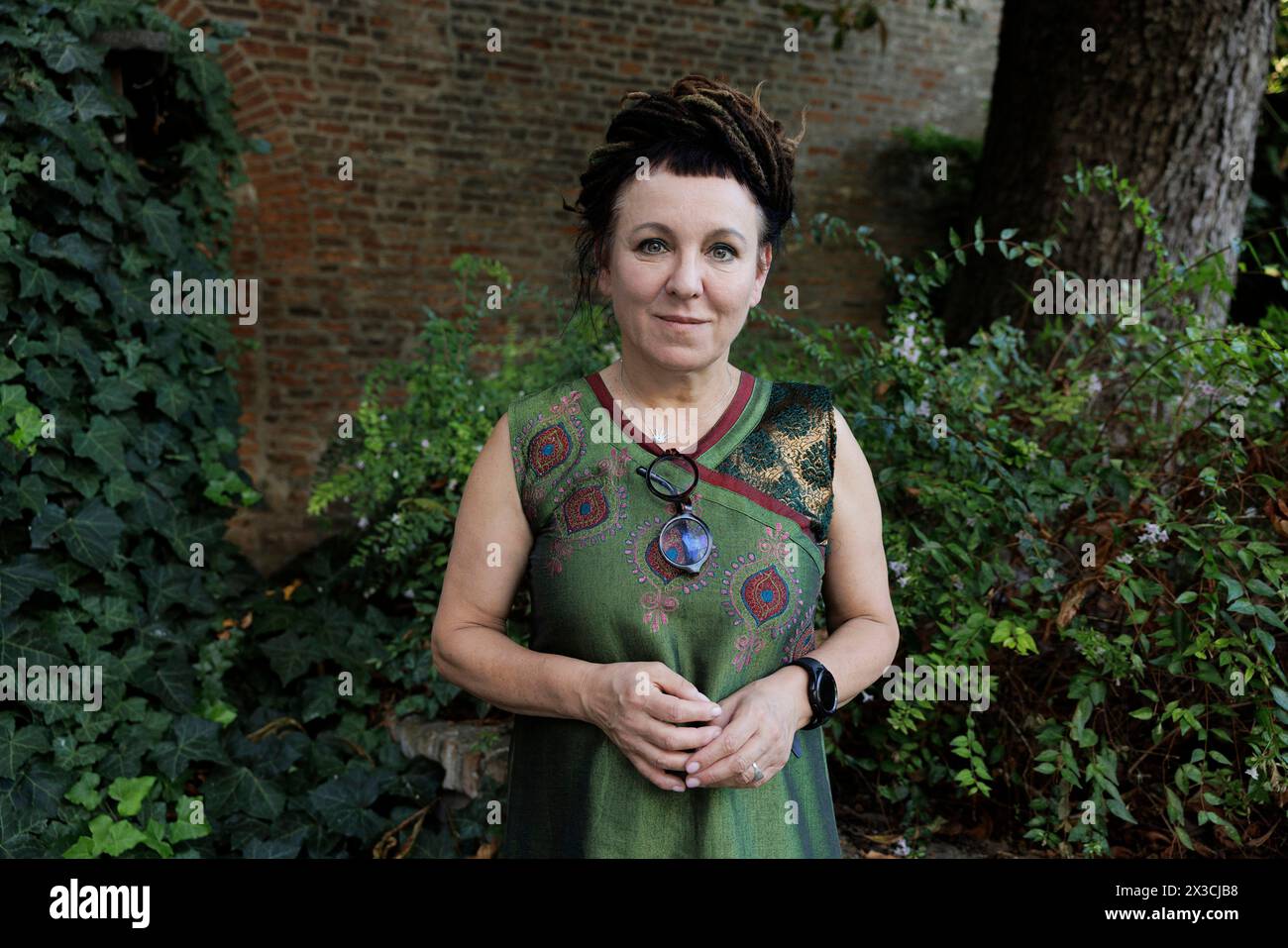 Portrait of Olga Tokarczuk 10/09/2023 ©Isabella De Maddalena/opale ...