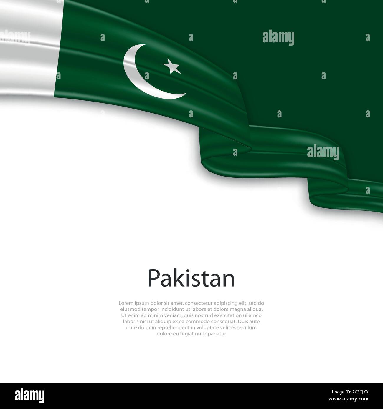 Pakistan day template frame hi-res stock photography and images - Alamy