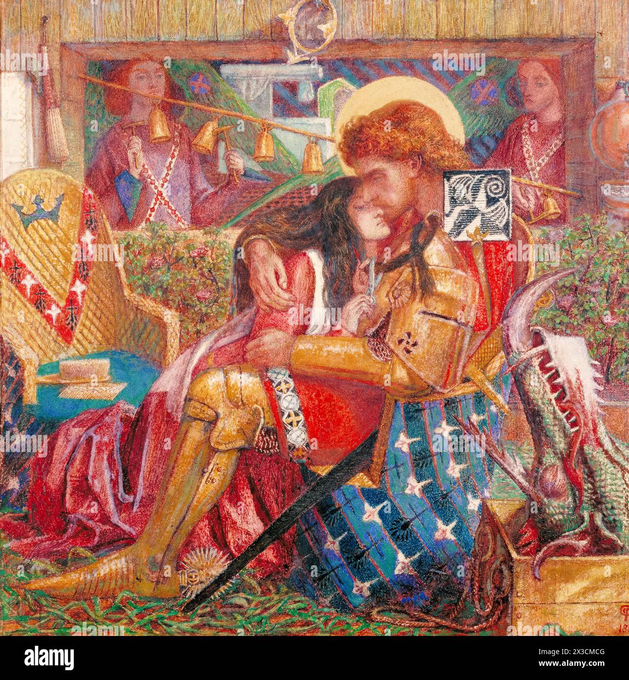 The wedding of st george and princess sabra hi-res stock photography ...