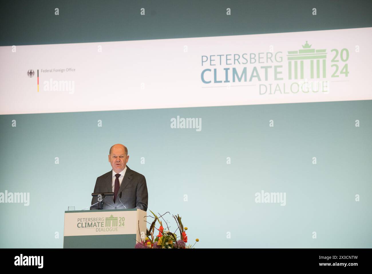 Berlin, Germany. 26th Apr, 2024. Federal Chancellor Olaf Scholz (SPD ...