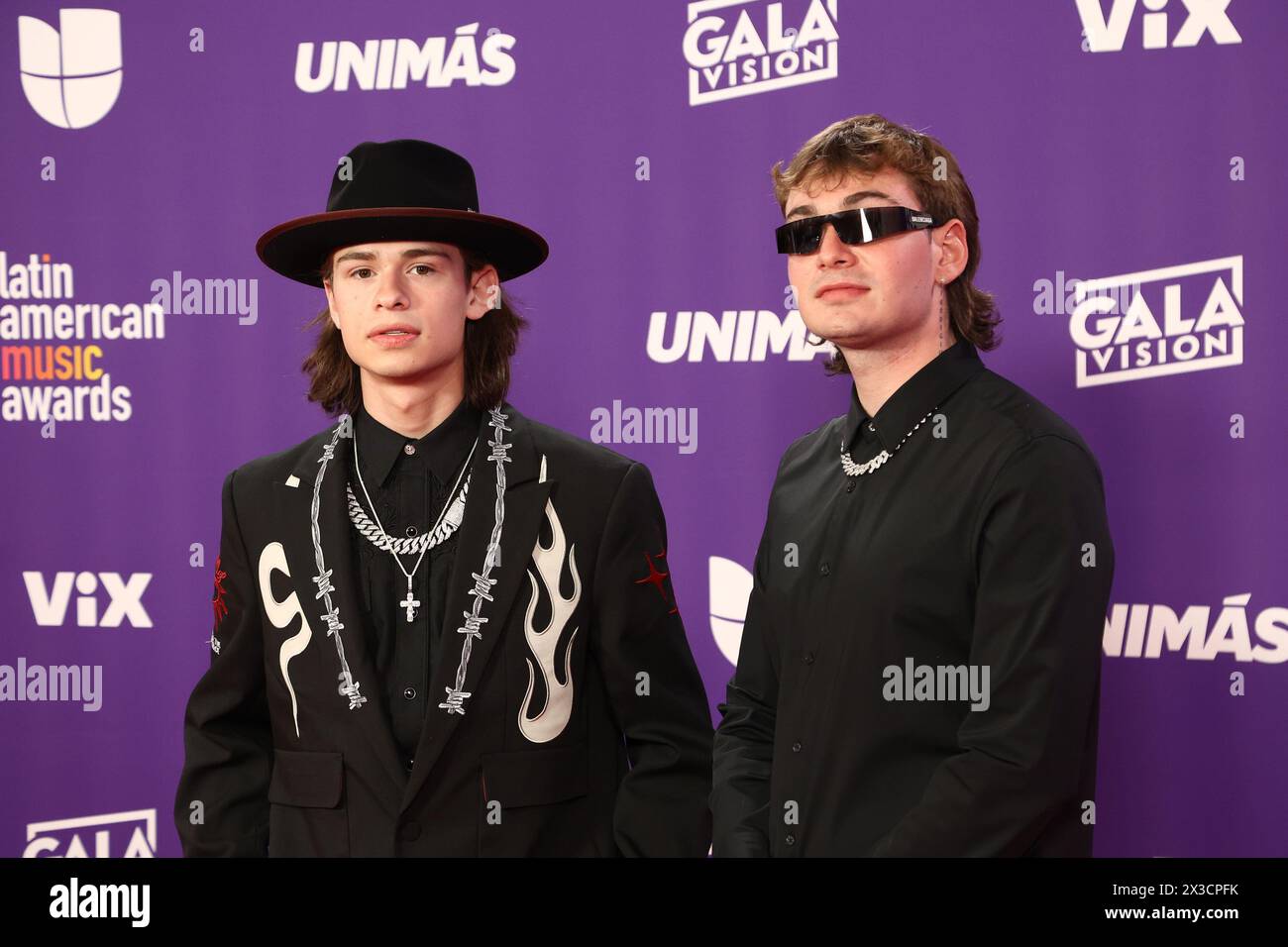 Las Vegas, United States. 25th Apr, 2024. (L-R) Eugenio Esquivel and ...