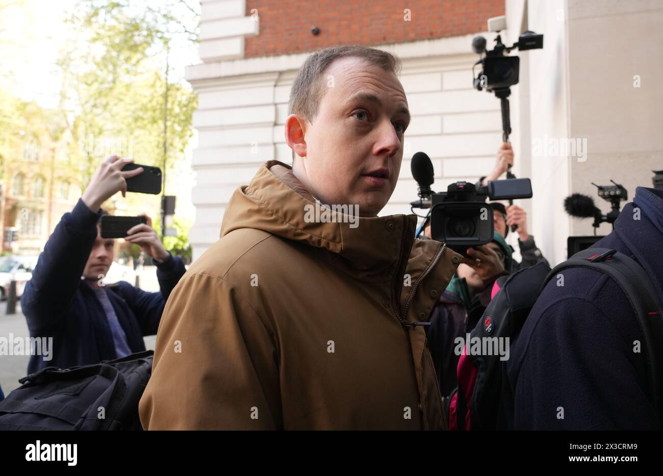 Christopher Berry arrives at Westminster Magistrates' Court, central ...