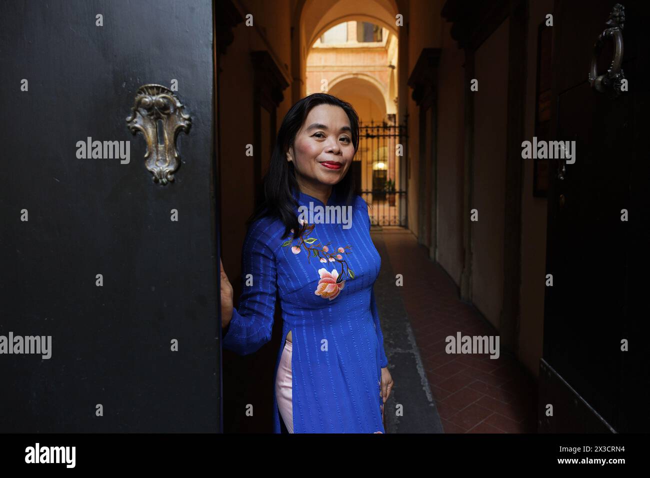 Portrait of Nguyen Phan Que Mai 25/09/2023 ©Isabella De Maddalena/opale ...