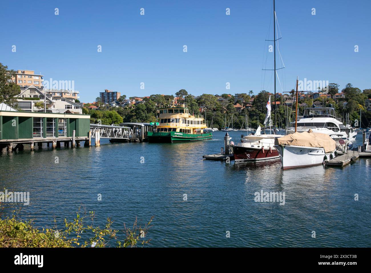 South mosman ferry wharf hi-res stock photography and images - Alamy