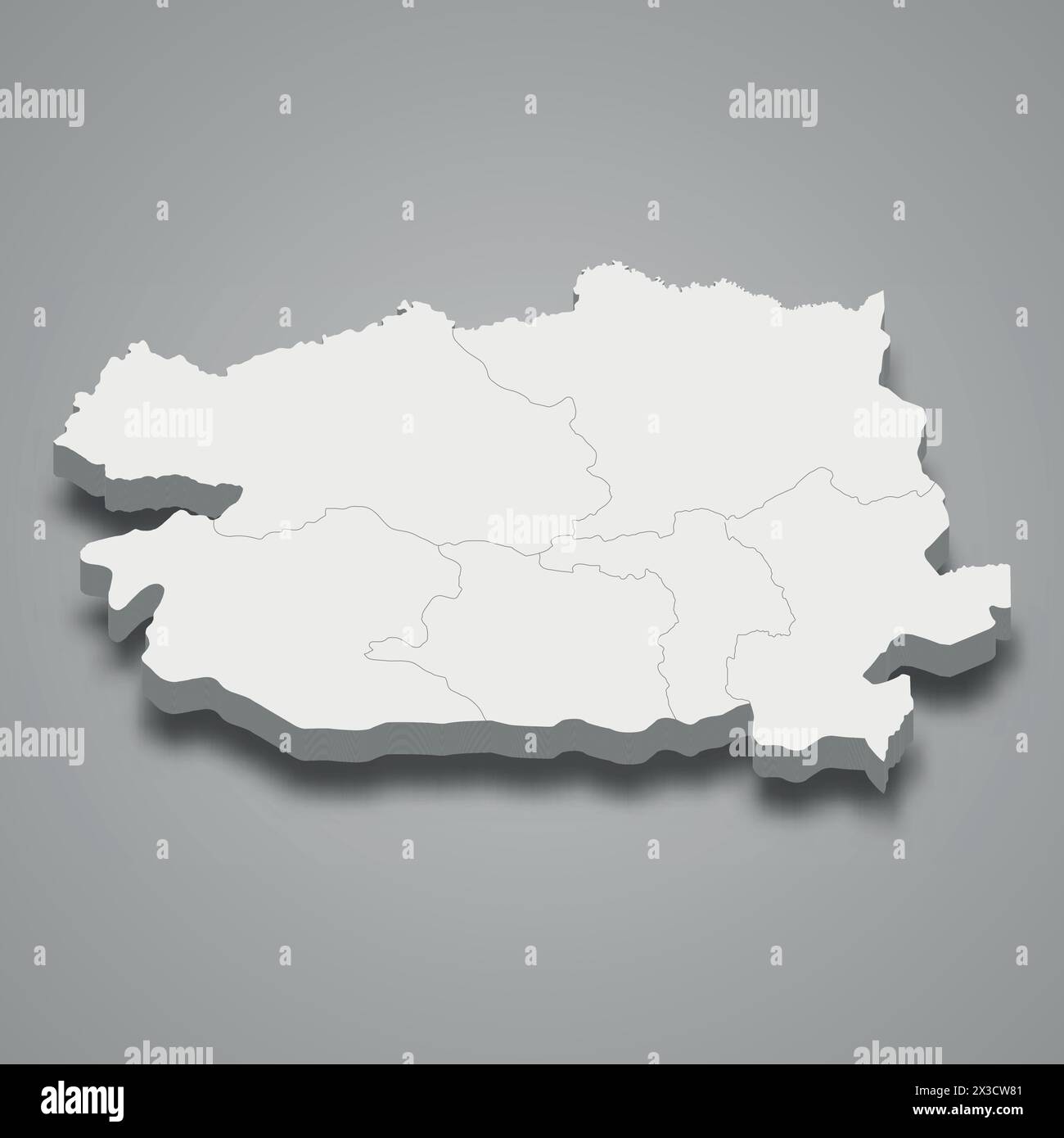 Bas uele vector map hi-res stock photography and images - Alamy