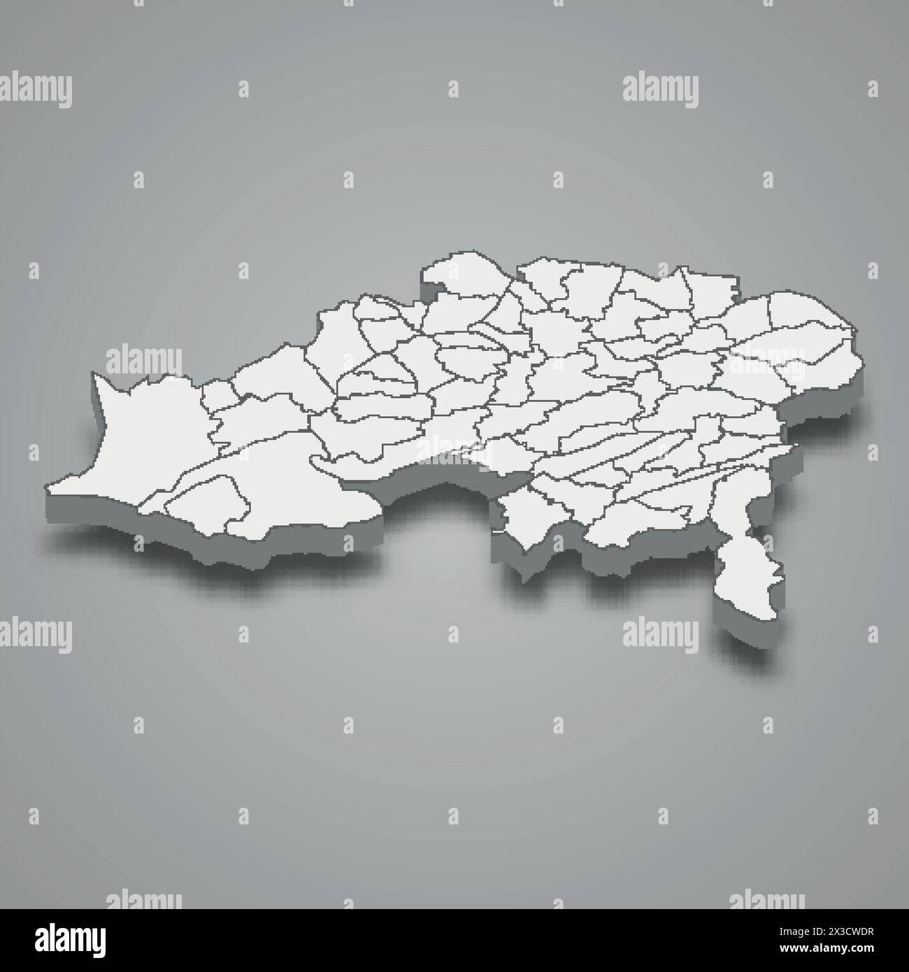 Batna vector map hi-res stock photography and images - Alamy