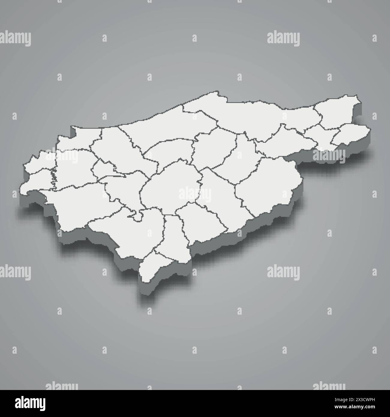 El tarf vector map hi-res stock photography and images - Alamy