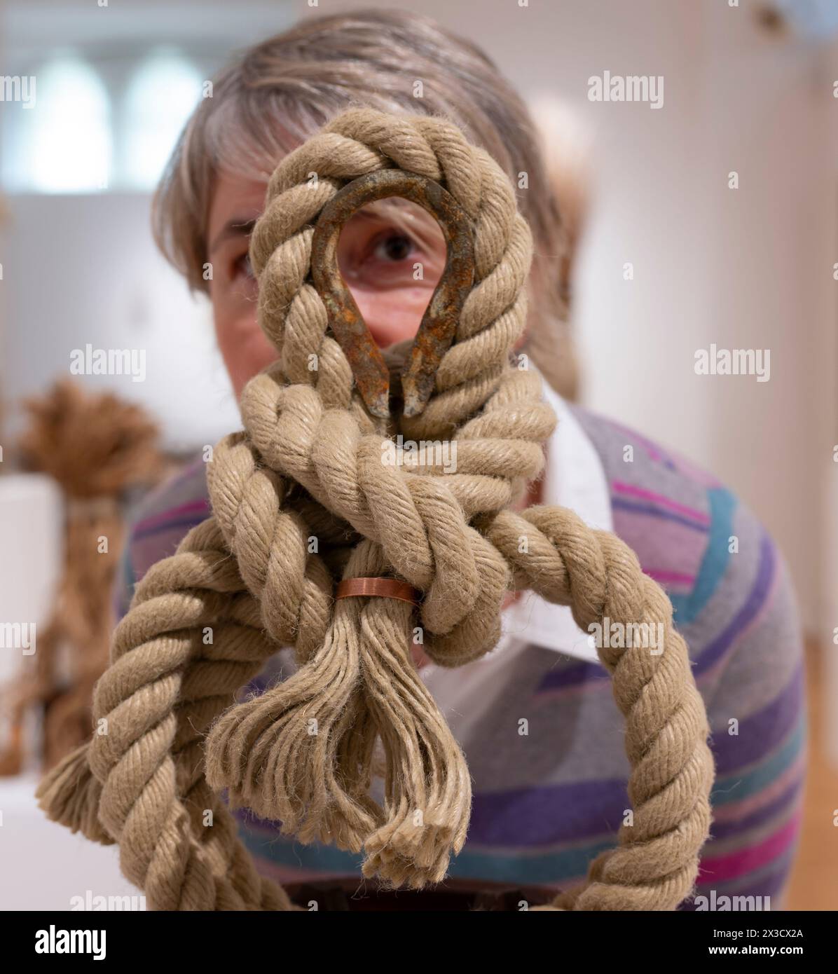 October Gallery, London, UK. 26th April, 2024. Twist, the second solo ...