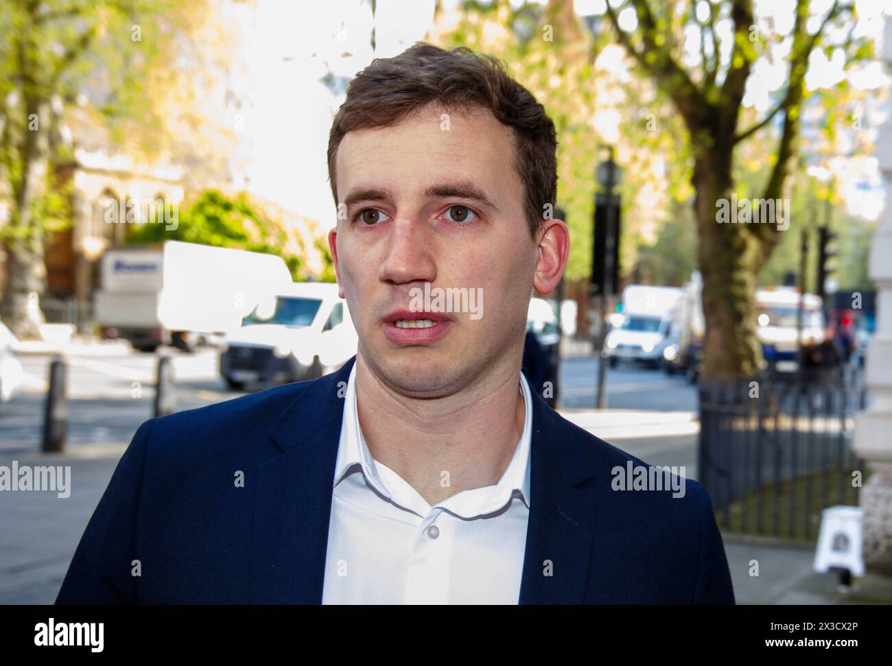 London, UK 26 April 2024 Christopher Cash arrives at Westminster ...