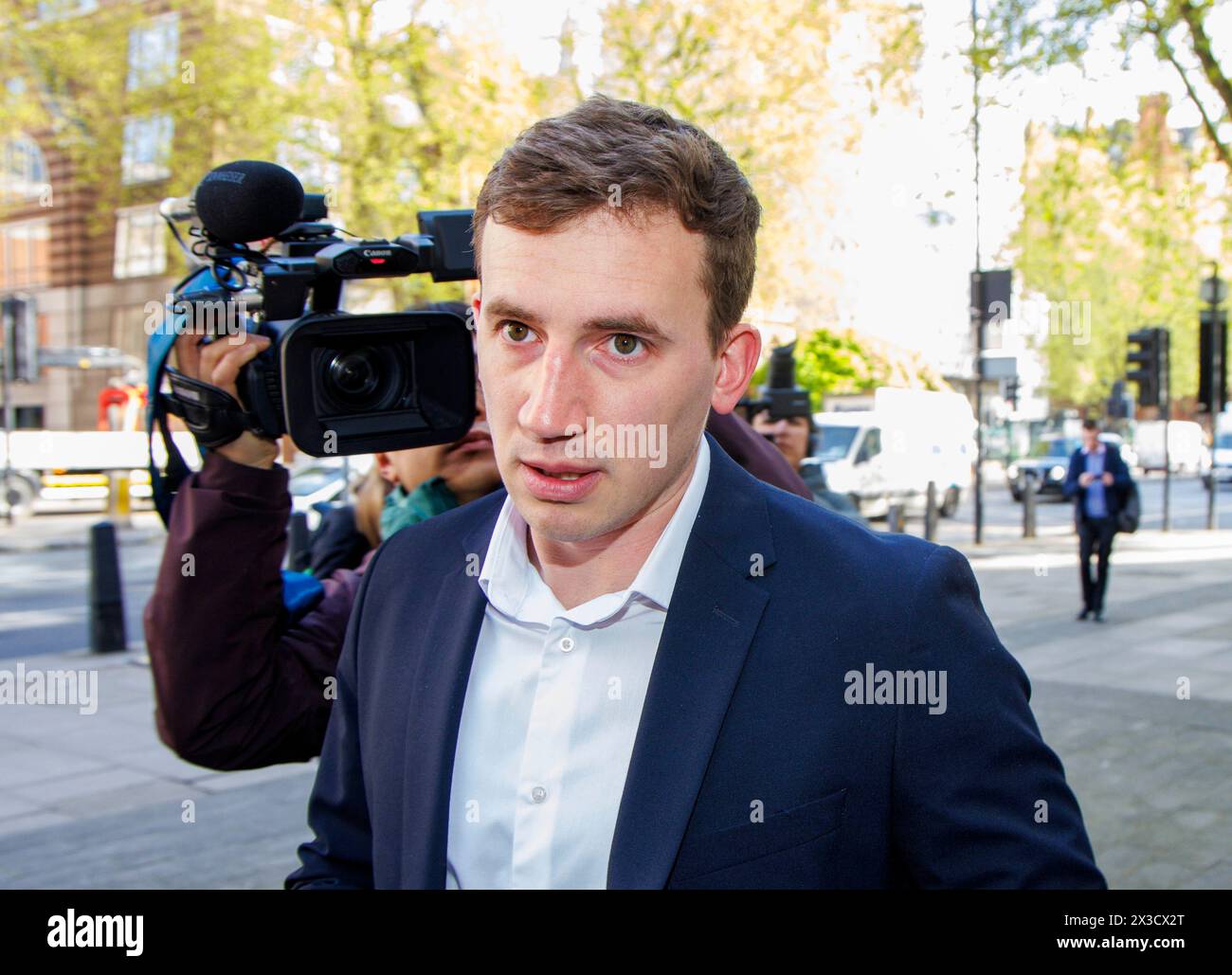 London, UK 26 April 2024 Christopher Cash arrives at Westminster ...