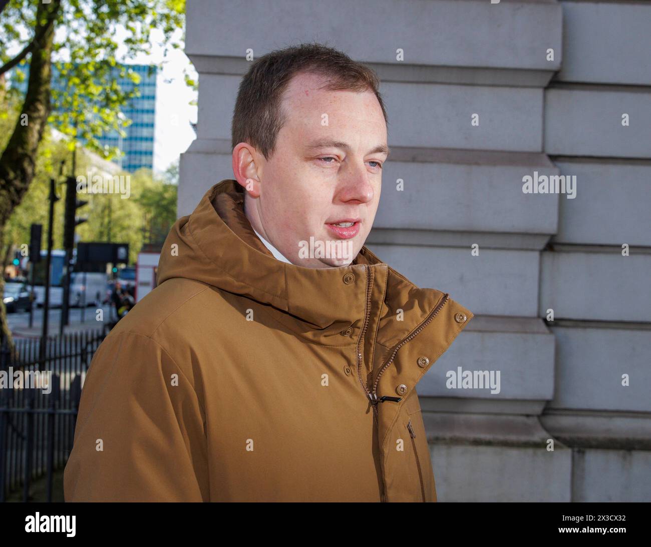 London, UK 26 April 2024 Christopher Berry arrives at Westminster ...