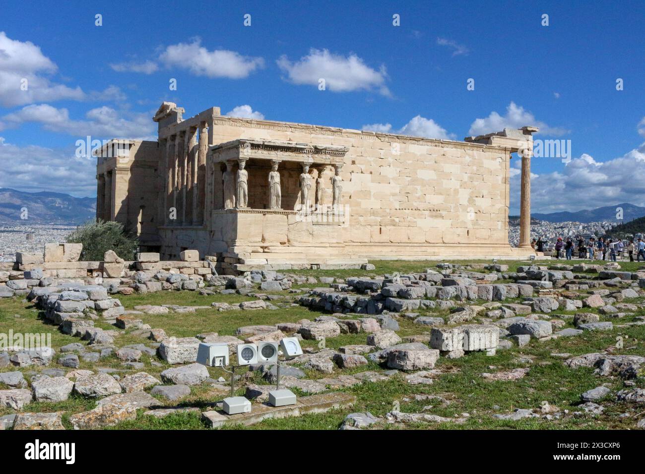 Explore the architectural marvel of the Erechtheion, a captivating ...