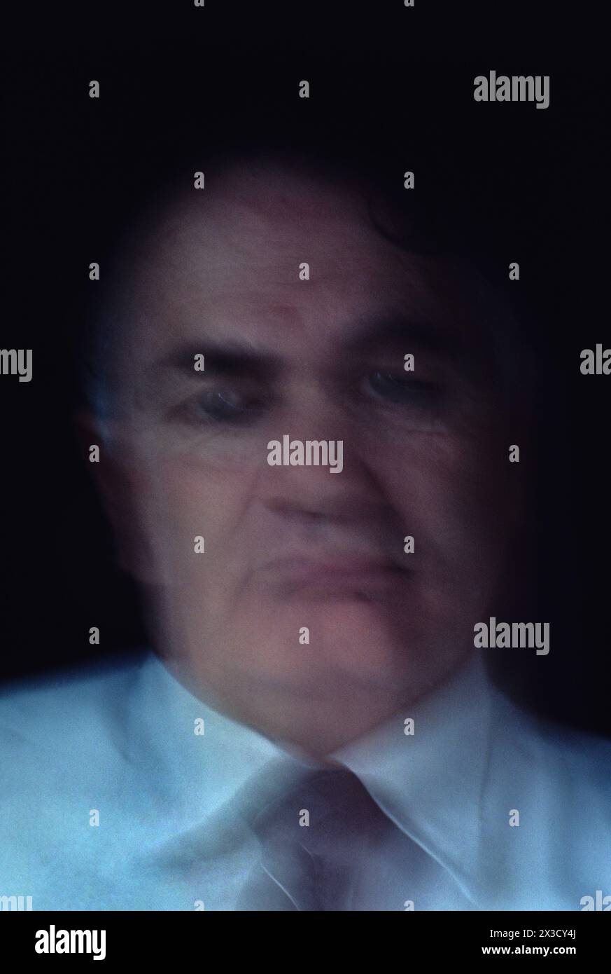 Tired Sleepy angry face Stock Photo - Alamy