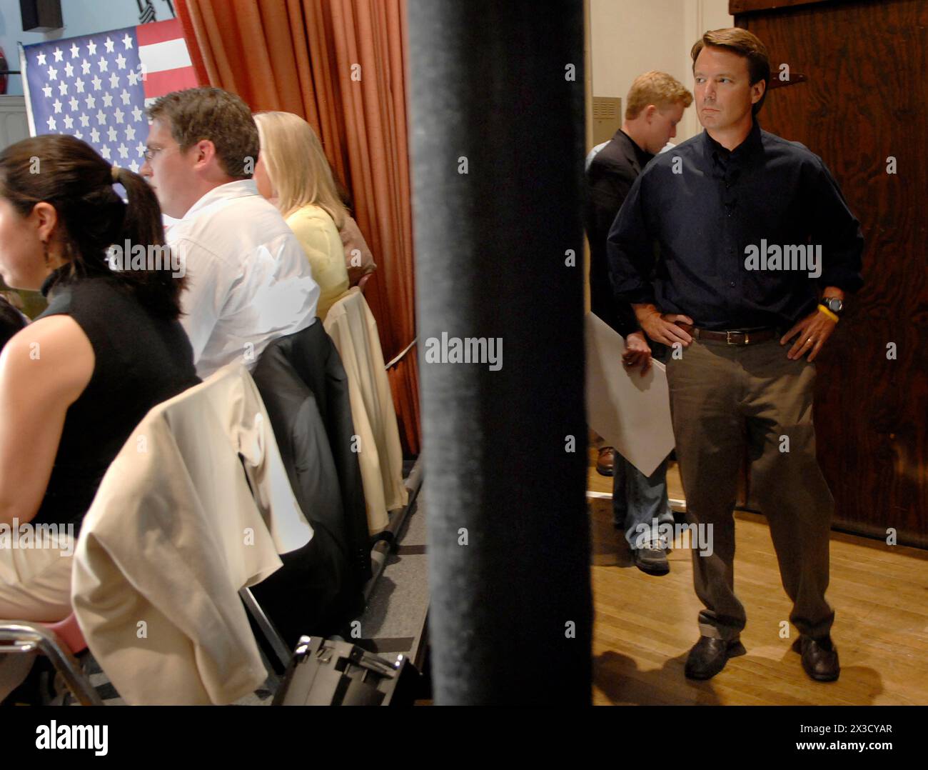 Former US senator John Edwards visits the Hill District of Pittsburgh ...
