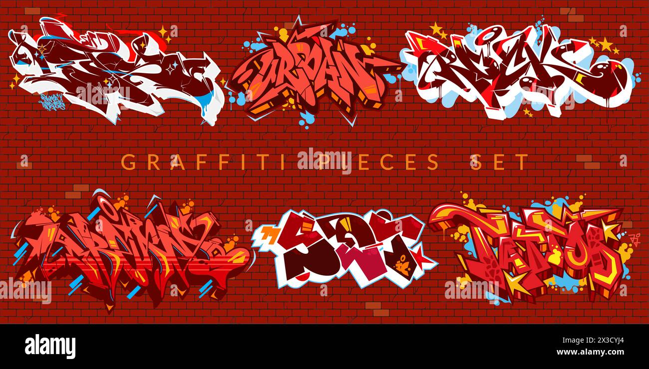 Cool graffiti drawings Stock Vector Images - Alamy