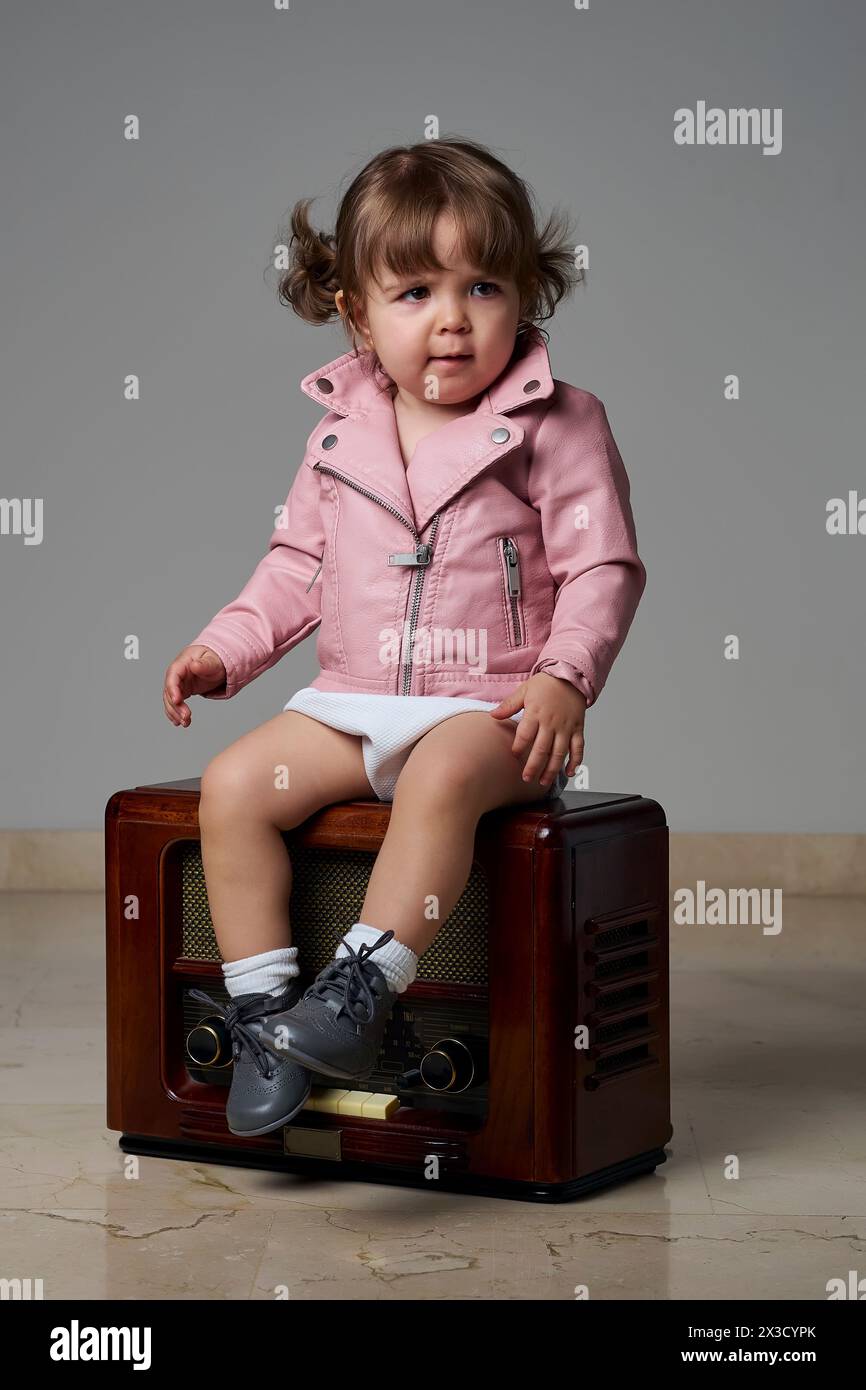 Child radio hi-res stock photography and images - Alamy