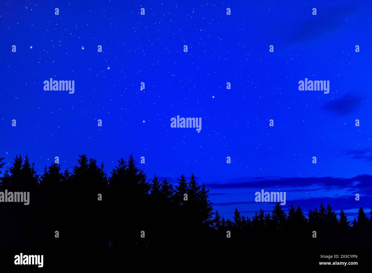 Constellation big dipper over hi-res stock photography and images - Alamy