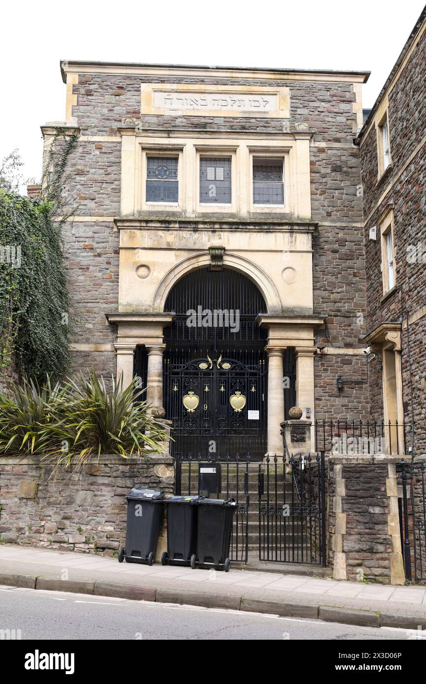 Bristol, England- March 29, 2024: Park Row Synagogue in Bristol city ...