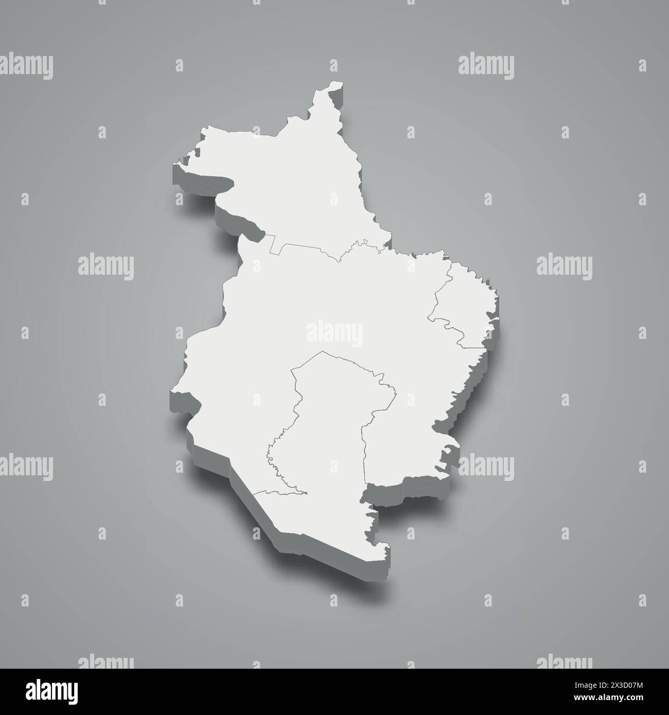 Ivory coast political map Black and White Stock Photos & Images - Alamy