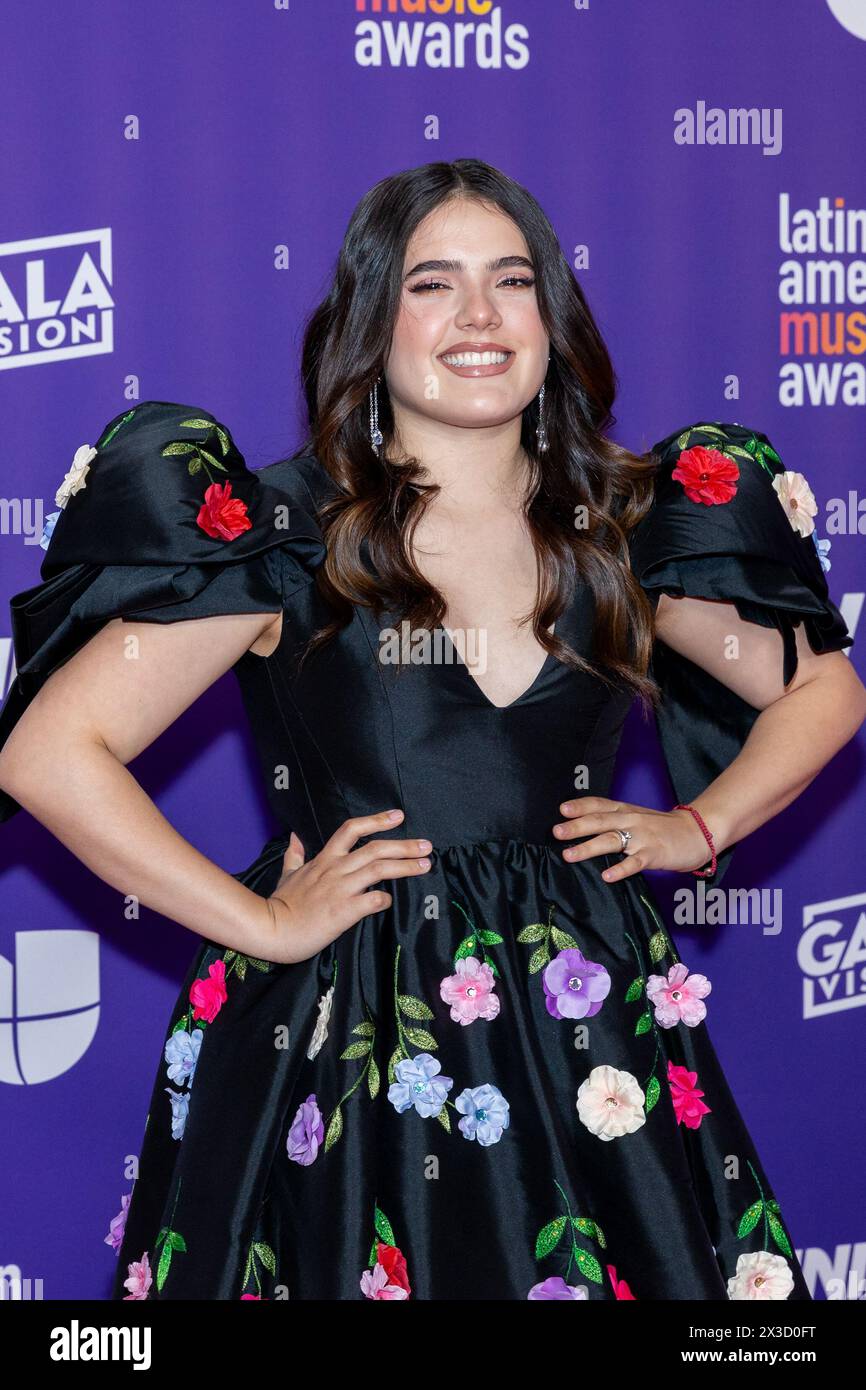 Las Vegas, USA. 25th Apr, 2024. Camila Fernandez attends the 2024 Latin ...