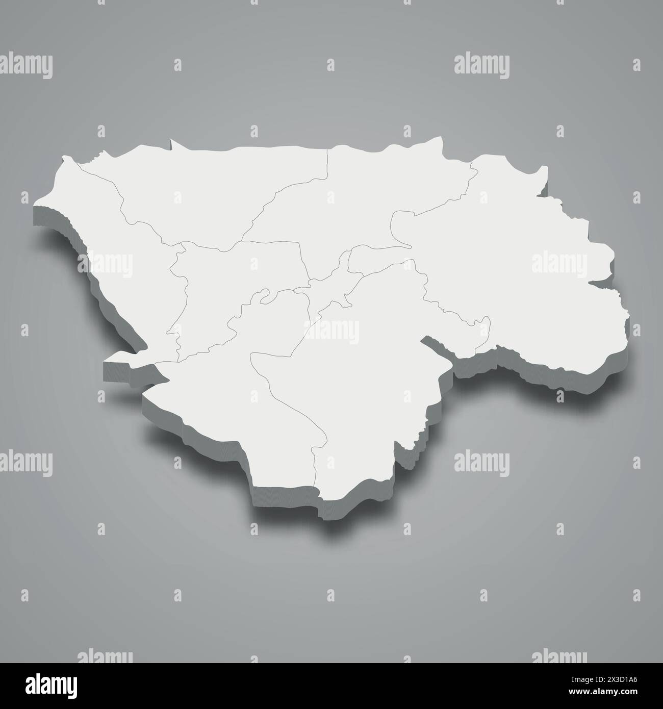 Dr congo vector outline map Stock Vector Images - Alamy