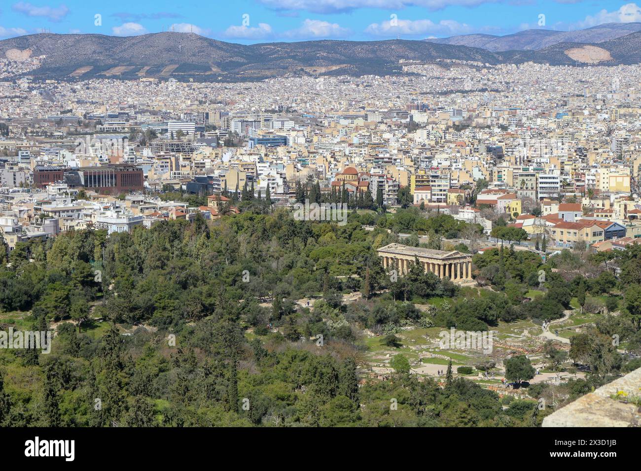Behold the majestic panorama of Athens from the vantage point of the ...