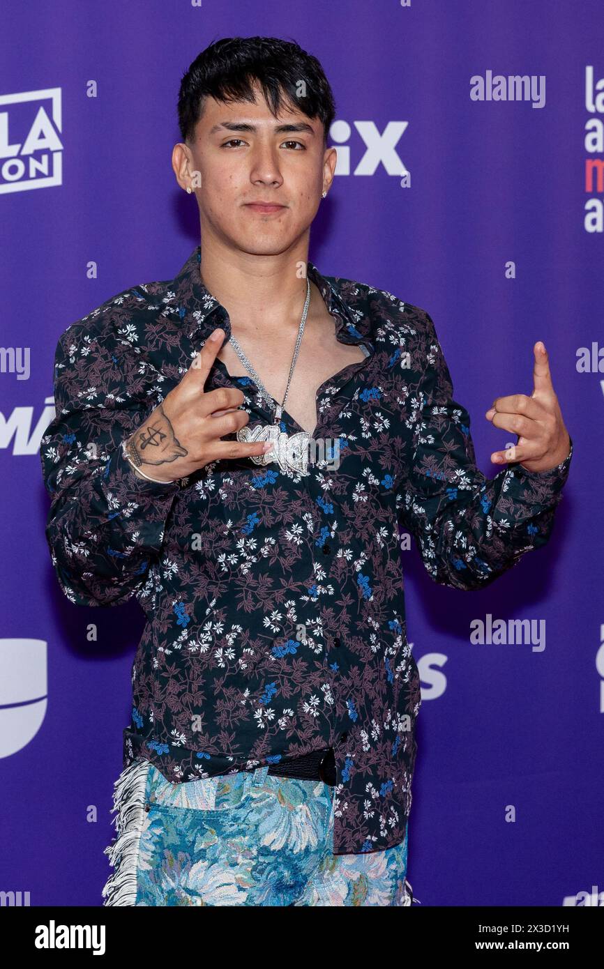 Las Vegas, USA. 25th Apr, 2024. Yng Lvcas attends the 2024 Latin ...