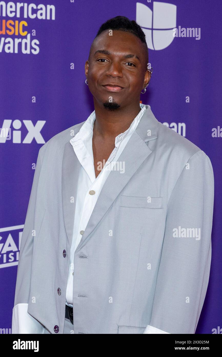 Las Vegas, USA. 25th Apr, 2024. Venesti attends the 2024 Latin American ...