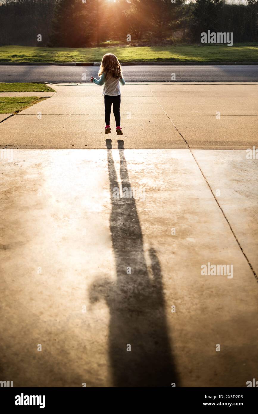 Shadow jumping hi-res stock photography and images - Alamy