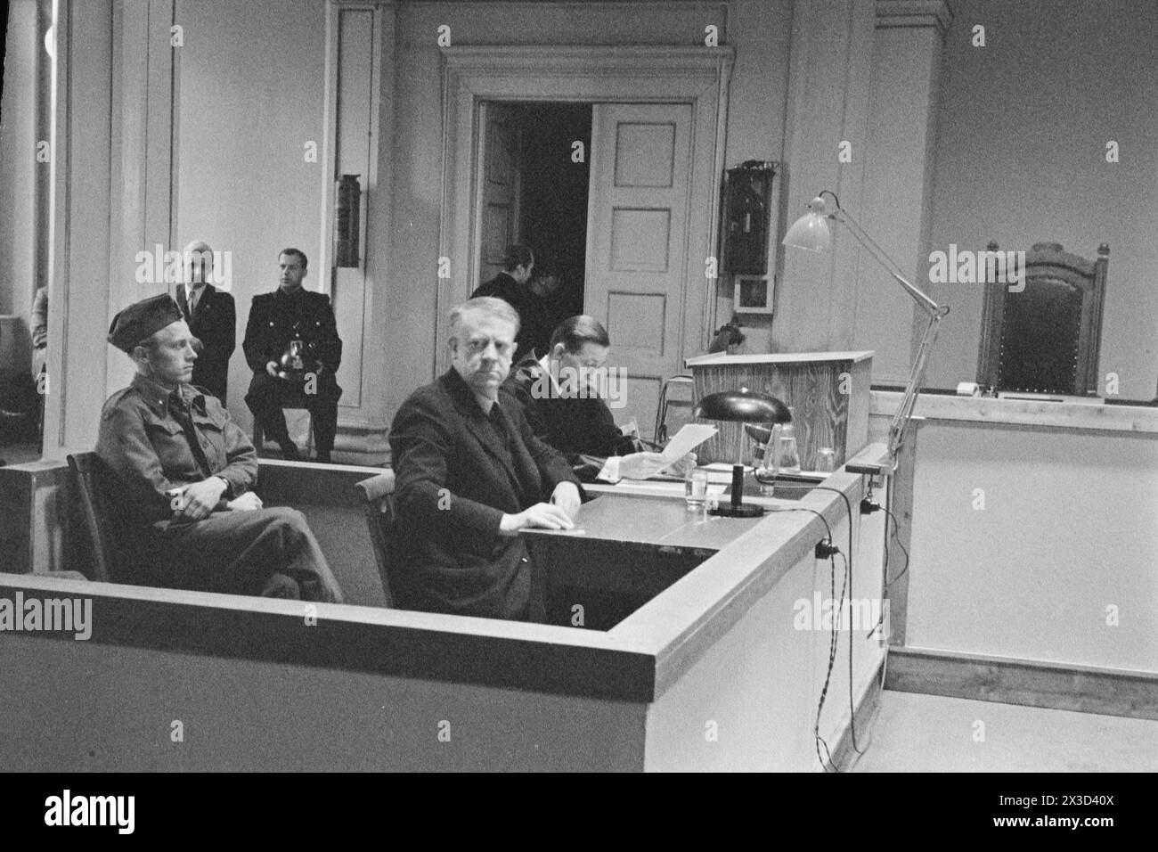 Actual 07-08- 1945: The Quisling case - The treason case against Vidkun ...