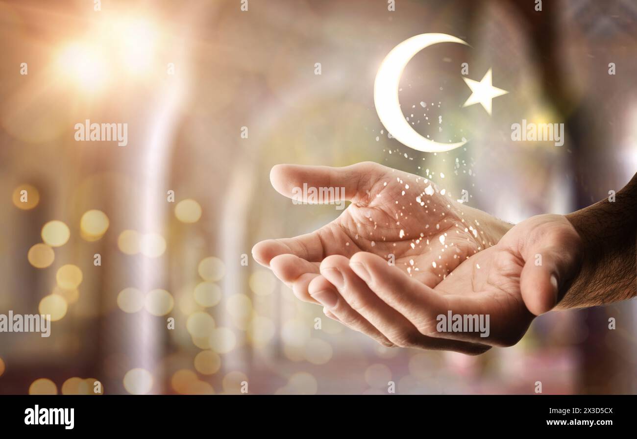 Muslim prayer hands hi-res stock photography and images - Alamy