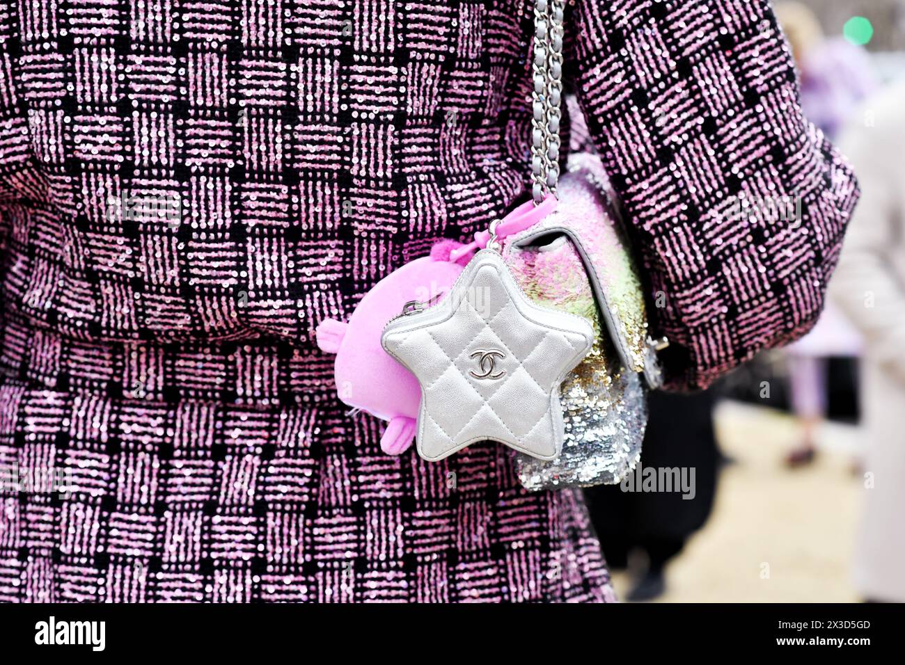 Streetstyle at Paris Fashion Week - outside CHANEL Show - Grand Palais ...